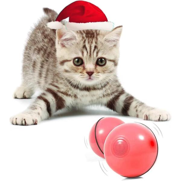 商品名猫 犬 おやつおもちゃ ペット給餌おもちゃ おやつボールYOFUN Smart Interactive Cat Toy - Newest Version 360 Degree Self Rotating Ball, USB Recha...