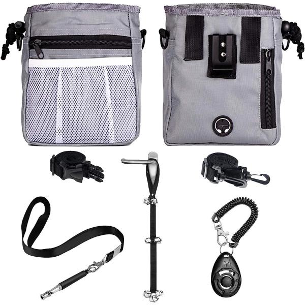 商品名D-BUY 4-in-1 Dog Training Set, Puppy Training Treats- Dog Treat Training Pouch, Bark Control Whistle, Dog Doorbells, ...