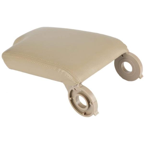 商品名EVPAD US ベージュレザー合成アームレストセンターコンソールアームレスト蓋カバー E46 1999-2004用EVPAD US Beige Leather Synthetic Armrest Center Console Arm...