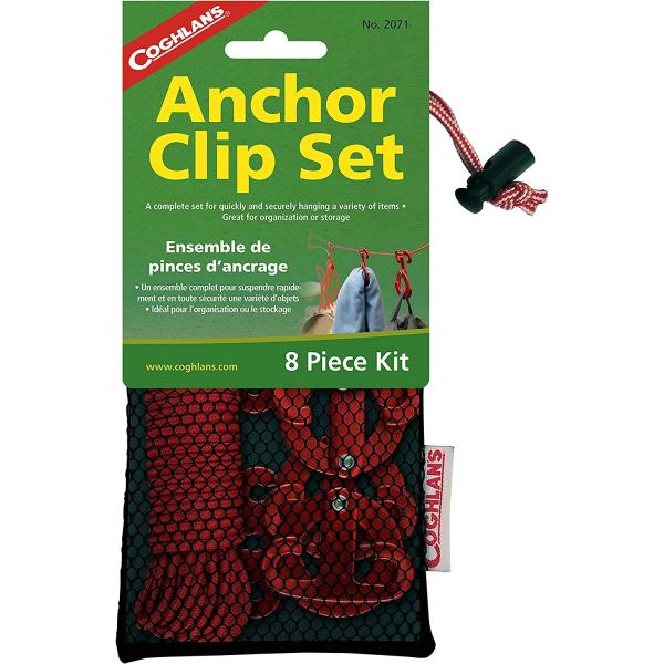 商品名Coghlan's 2071 Anchor Clip Set - 8 Piece, Multi, One Sizeブランド：Coghlan's商品サイズ：One Size高さ：2.7 cm横幅：10.4 cm奥行：20.6 cm 商品...