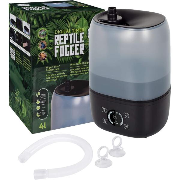 商品名Reptile Humidifier/Fogger - 4L Tank - New Digital Timer - Add Water from Top! for Reptiles/Amphibians/Herps - Compati...