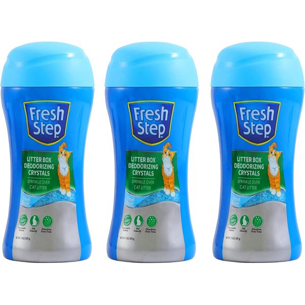 商品名Fresh Step Cat Litter Crystals In Fresh Scent | Cat Litter Box Deodorizer | Combats Cat Odors and Neutralizes Smells ...