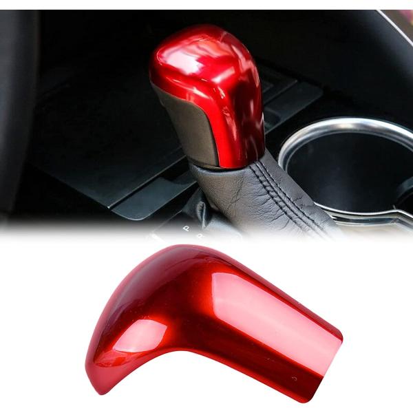商品名Xotic Tech カーインテリア エクステリア 装飾カバートリム Center Console Gear Shift Knob レッド #KS16Xotic Tech Gear Shift Knob Cap Cover Trim,...