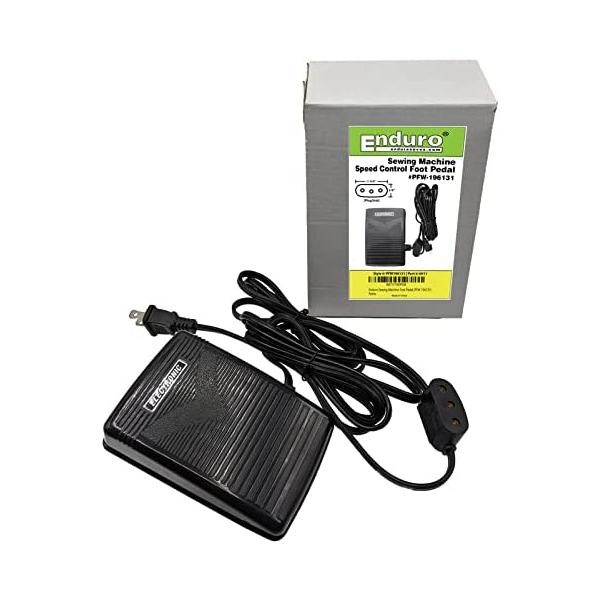 商品名Singer Sewing Machine Foot Pedal Replacement by Enduro   Variable Speed Foot Operated Control Pedal for Domestic and ...