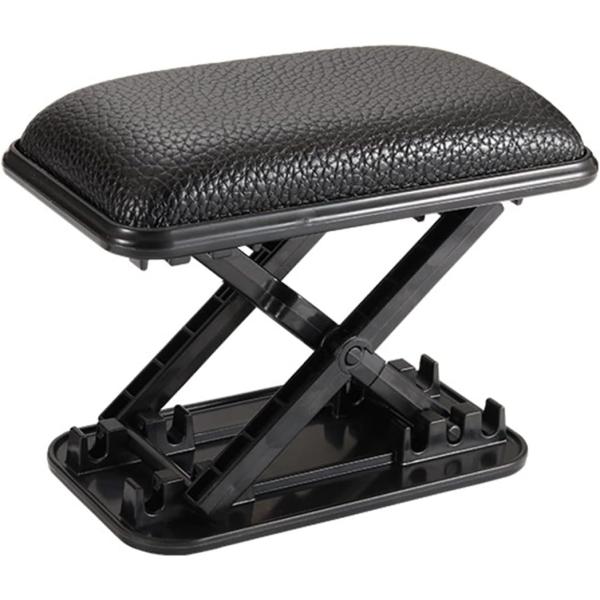 商品名MR CARTOOL ユニバーサルカーアームレストサポート 調節可能なカーアームレスト左肘サポートパッド ドライバーの腕の疲労を緩和 アームレストポータブルパッドアームレストクッションブラックMR CARTOOL Universal ...