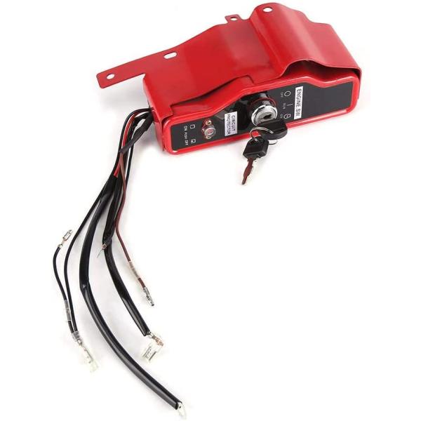 商品名Ignition Switch Box, 1 set New Key Electric Ignition Switch Stop On Off Panel Control Box with 2 Key Panel For GX340 ...