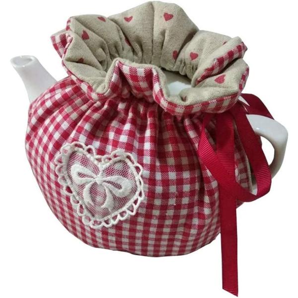 商品名Tea Cosy - コットンプリントティーコージー キッチンティーポットダストカバー 朝食ウォーマー 保温性 1パックTea Cosy - Cotton Printed Tea Cosy, Kitchen Tea Pot Dust ...