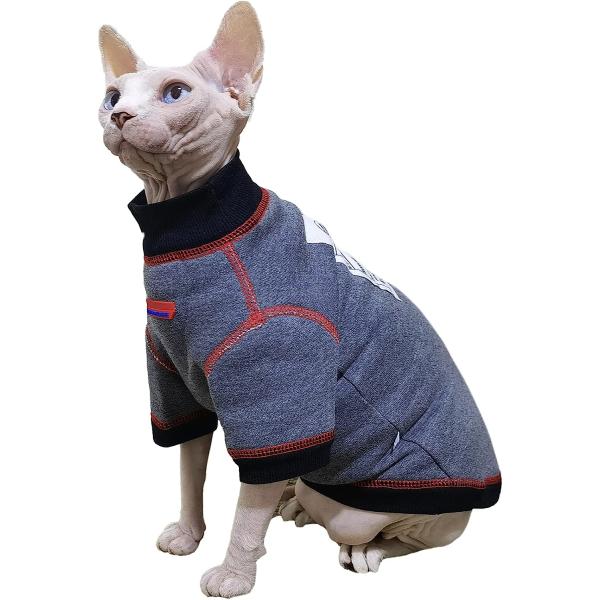 商品名Bonaweite Hairless Cats Clothes for Spring Autumn Winter, Cat Sweaters Pajamas Jumpsuit for Sphynx, Cornish Rex, Devo...