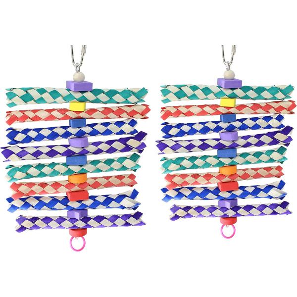 商品名Bonka Bird Toys 1243 2pk Foamy Delight Shredding Colorful Parrot Parrotlet Quaker Cockatoo Budgieブランド：Bonka Bird Toys...