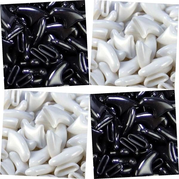 商品名zetpo 80 pcs Cat Claw Covers | Cat Nail Caps | with Adhesives and Applicators (S, Black, White)ブランド：zetpo商品サイズ：S高さ：0....