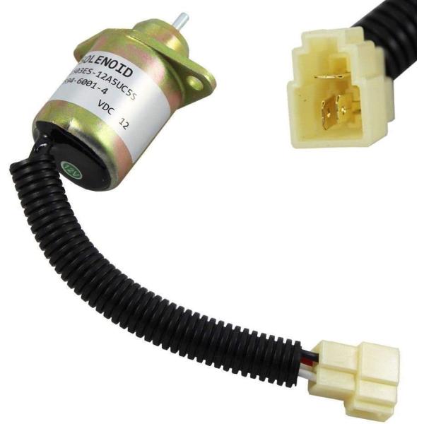 商品名燃料シャットオフシャットダウンソレノイド クボタヤンマー シンクロスタート SA4569T 12VNew Fuel Shut Off Shutdown Solenoid For Kubota Yanmar Synchro Start ...