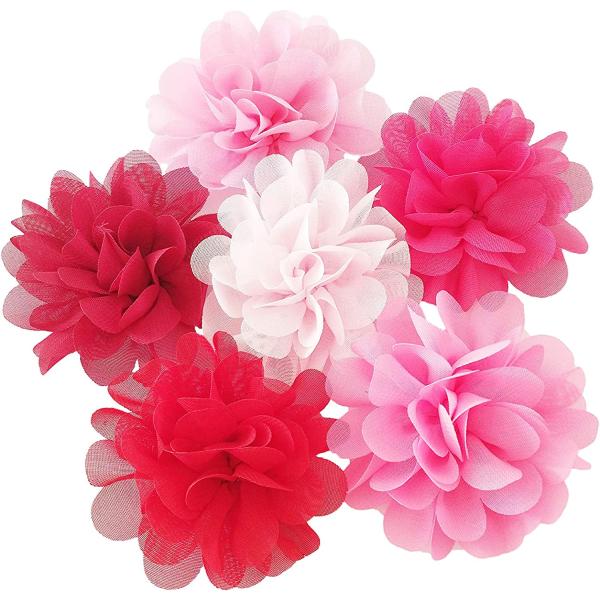 商品名JpGdn 6個 犬用首輪チャーム スライドアタッチメント アクセサリー スモール ミディアム 女性 女の子 犬 猫 子犬 花 リボン グルーミング 装飾 装飾 6色, ゴムJpGdn 6pcs Dog Collar Charms S...