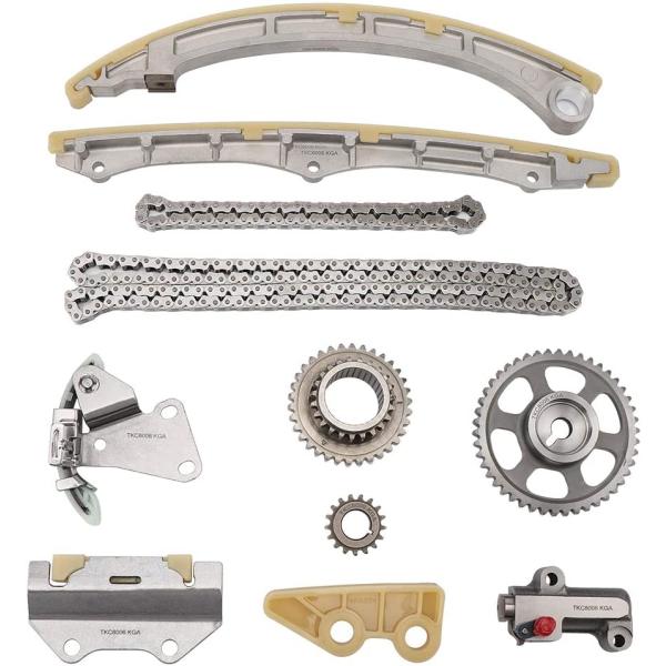 商品名MAYASAF Engine Timing Chain Kit for Honda 2003-07 Accord/ 2002-09 CR-V/ 2003-11 Element, 2.4L L4 2354CC DOHC Engine T...