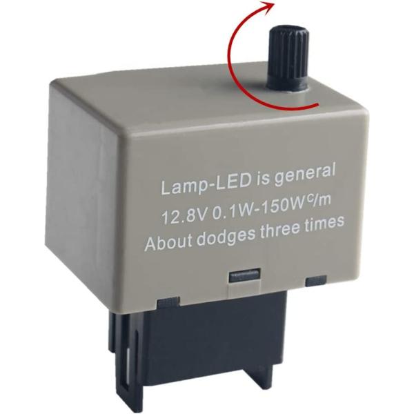 商品名フラッシャー8P。 DE-8339DEWHEL 8-Pin 81980-50030 066500-4650 Speed Adjustable Electronic LED Flasher Assy Relay Fix For Lexu...