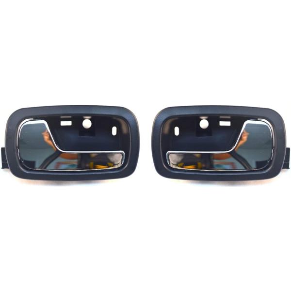 商品名PT Auto Warehouse GM-2007MA-FP - Inner Interior Inside Door Handle, Black Housing with Chrome Lever - Front Left/Righ...