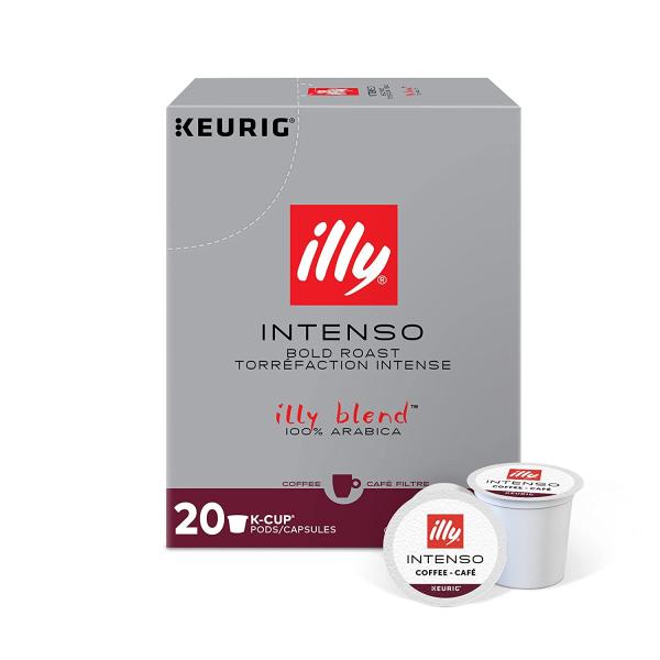 商品名Illy Intense &amp; Robust, Intenso Dark Roast Coffee K-Cups, Made With 100% Arabica Coffee, All-Natural, No Preservat...
