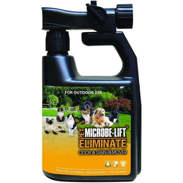 商品名MICROBE-LIFT Outdoor Pet Odor Eliminator For Strong Odor On Turf, Patios, Deck, and Lawns - Keeps Pets From Going in ...