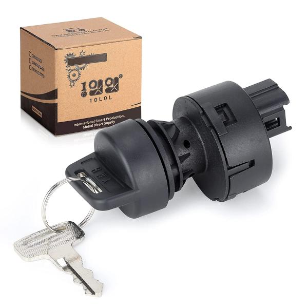 商品名10L0L キースイッチアセンブリ ヤマハ G29ドライブゴルフカートモデル用 2つのスタンドキー付き JW1-H2510-00-0010L0L Golf Cart Ignition Key Switch for Yamaha G22...