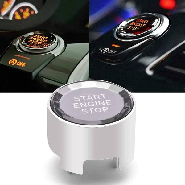 商品名Xotic Tech クリスタルスタートストップボタンカバートリムエンジンイグニッションスイッチ交換用キャップ BMW 1 2 3 4 5 7 シリーズ X1 X3 X5用 シルバー #KR113SXotic Tech Engine ...