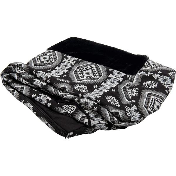商品名Furhaven Plush &amp; Southwestern Kilim Sofa-Style Dog Bed Replacement Cover - Black Medallion, Largeブランド：Furhaven商品サ...
