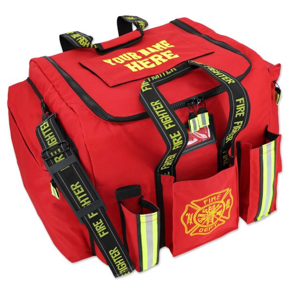 商品名:  Lightning X Customizable Padded XL Step-In Turnout Gear Bag w/Shoulder Strap, Operations Pockets + Embroidered Nam...