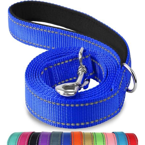 商品名Joytale Double-Sided Reflective Dog Leash, 6 FT/5FT/4 FT, Padded Handle Nylon Dogs Leashes for Walking, Training Lead...