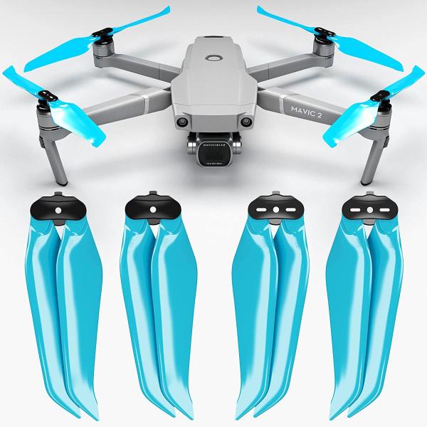 商品名：DJI Mavic 2用 STEALTH アップグレード・プロペラ 8.9ｘ4.9 (ブルー）4本セットMaster Airscrew Stealth Propellers for DJI Mavic 2 - Blue, 4 pcs...