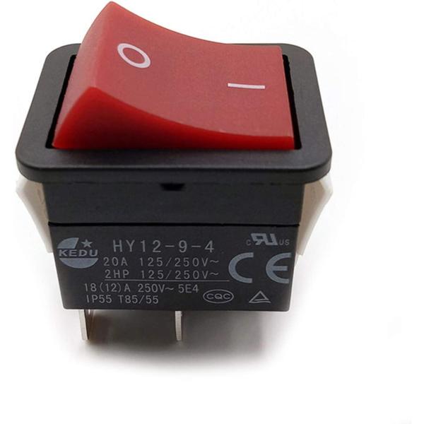 商品名LICHIFIT 1PC KEDU Power On Off Rocker Switch Push Button 4 PinIP55 T85HY12-9-4ブランド：LICHIFIT商品サイズ：高さ：2.5 cm横幅：7.9 cm奥行...