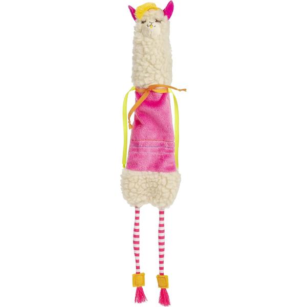 商品名SmartyKat Leggy Llama Kicker Plush Catnip Cat Toy - White/Pink, One Sizeブランド：SmartyKat商品サイズ：One Size高さ：4.2 cm横幅：17.7 ...