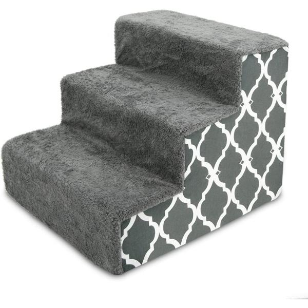 商品名Best Pet Supplies Foam Pet Steps for Small Dogs and Cats, Portable Ramp Stairs for Couch, Sofa, and High Bed Climbing...