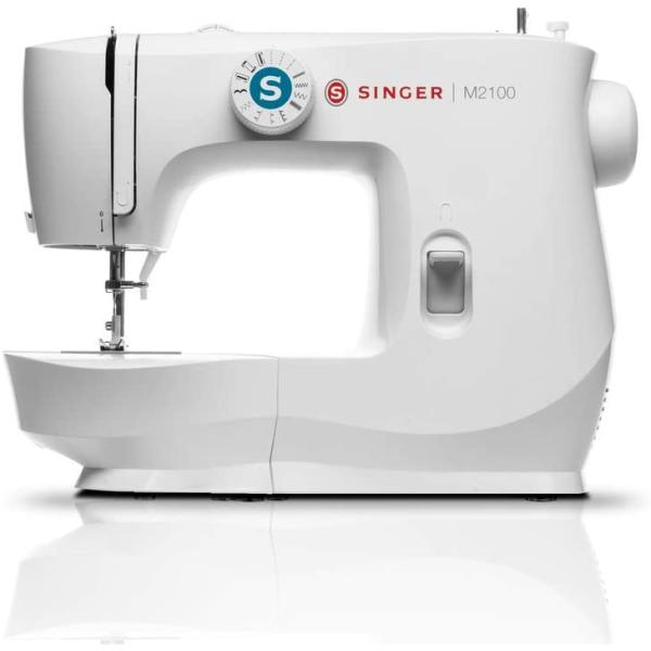 商品名SINGER M2100 8 縫製セレクション 初心者に最適 簡単裁縫機 ホワイトSINGER | M2100 Sewing Machine With Accessory Kit &amp; Foot Pedal - 63 Stitc...