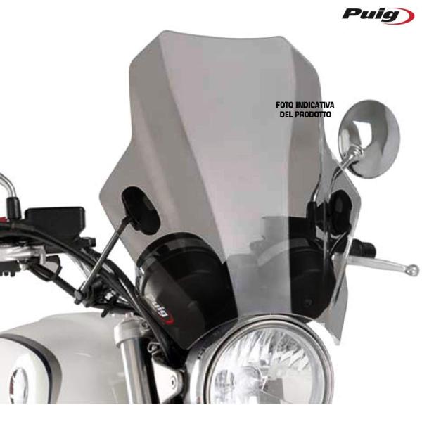 商品名: Puig フロントガラス MOD. BATユニバーサルC/ダークスモーク Puig Windshield MOD. BAT Universal C/Dark Smokeブランド: Puig高さ: 49.7078cm横幅: 47.1...