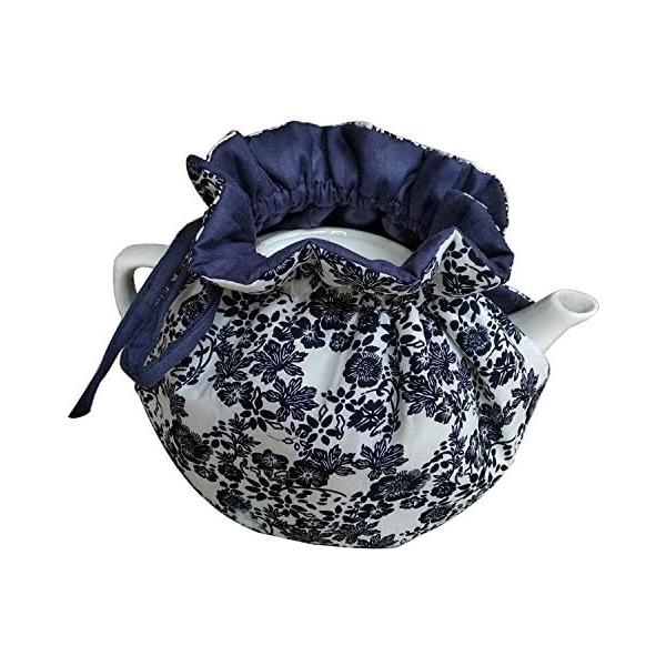 商品名Cotton Tea Cozy for Teapots Printed Tea Cosy Tea Cover Keep Warm Tea Pot Dust Cover Insulated Kettle Cover for Home K...