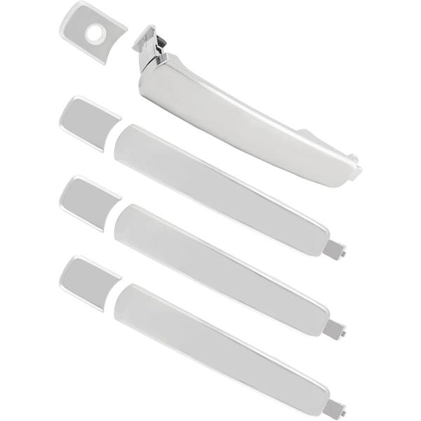 商品名DEAL AUTO ELECTRIC PARTS 4pcs Complete Left+Right Front+Rear Side Chrome Exterior Door Handles Pair Compatible With 0...