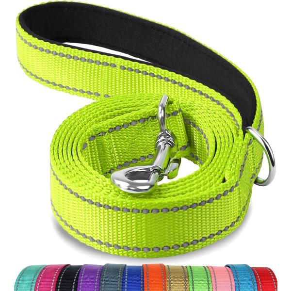 商品名Joytale Double-Sided Reflective Dog Leash, 6 FT/5FT/4 FT, Padded Handle Nylon Dogs Leashes for Walking, Training Lead...