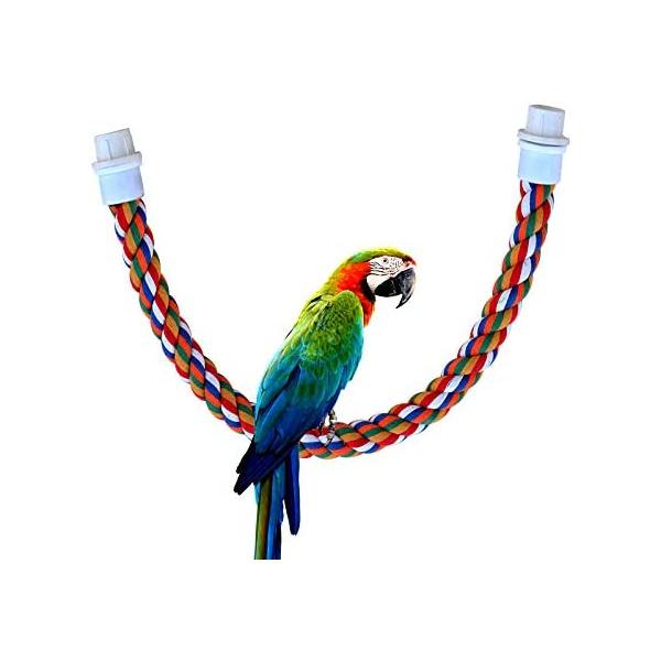 商品名Jkshop 30"" Bird Perch Rope Bungee Bird Toys fit Bigger Macawsブランド：Jkshop商品サイズ：高さ：5.2 cm横幅：29.8 cm奥行：36.3 cm 商品番号：色：素材：