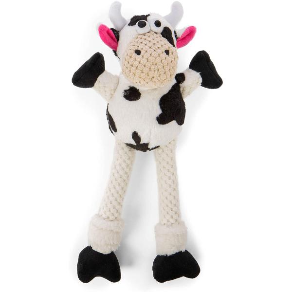 商品名goDog Checkers Skinny Cow Squeaky Plush Dog Toy, Chew Guard Technology - White, Smallブランド：goDog商品サイズ：Small高さ：8.8 cm横幅...