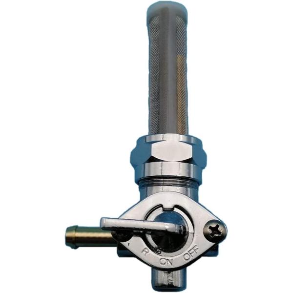 商品名Tuzliufi Fuel Cock Petcock Shut Off Valve Gas Tank Switch Compatible with Left Side Hand Spigot Outlet 1"" Hose 90 De...