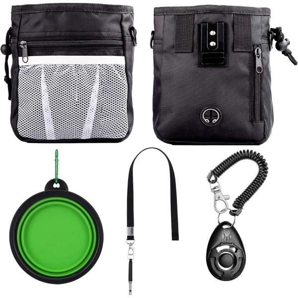 商品名STMK Dog Training Kit, Dog Treat Pouch, Puppy Training Treat Pouch, Dog Collapsible Bowl, Dog Whistle, Dog Clicker, I...