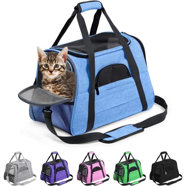 商品名Prodigen Pet Carrier Airline Approved Pet Carrier Dog Carriers for Small Dogs, Cat Carriers for Medium Cat Small Cat,...