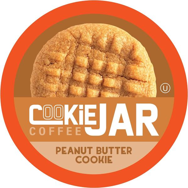 商品名Cookie Jar Peanut Butter Flavored Coffee, Recyclable Pods, 2.0 Keurig K-Cup Compatible, 40 Countブランド：Cookie Jar商品サイズ：...