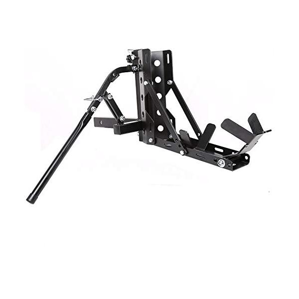 商品名: ECOTRIC 800ポンド オートバイ トレーラー ヒッチ スクーター ハウラー マウントラック 2インチ オートバイ 牽引キャリア レシーバー 高耐久 スチール ECOTRIC 800LBS Motorcycle Traile...