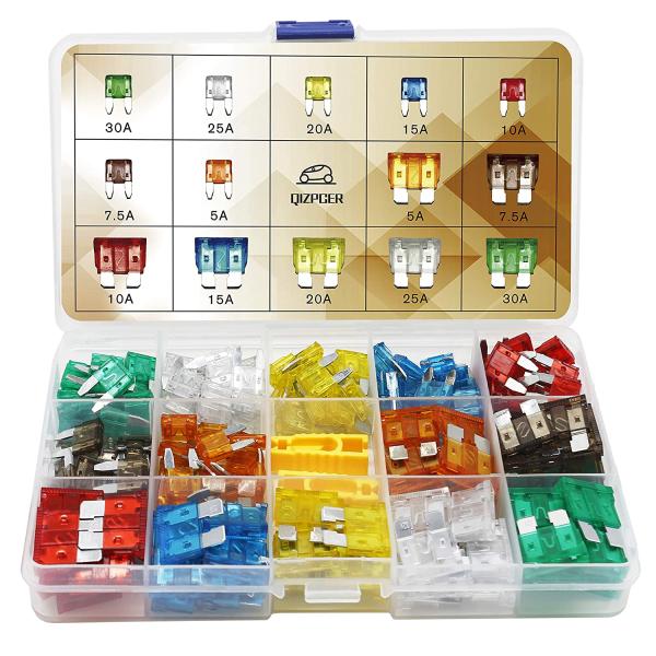 商品名140 Pcs Fuses Automotive Kit - Blade Auto Fuse Assortment Standard and Mini Car Fuse for Marine, RV, Camper, Boat, Tr...