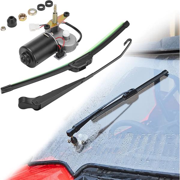 商品名Kemimoto UTV Electric Windshield Wiper Motor Kit，For Most UTV Compatible with Can Am Defender Pro &amp; Compatible wi...