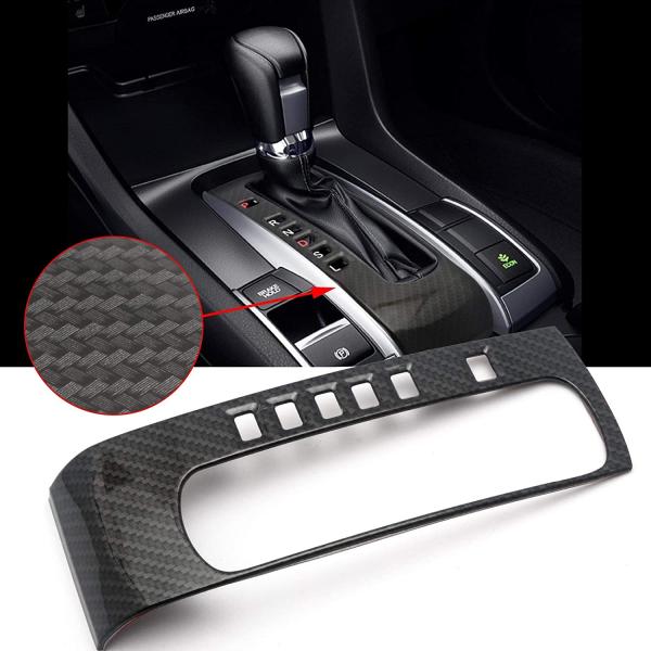 商品名Xotic Tech カーインテリア外装装飾カバートリム ホンダシビック2016-2018用 Gear Shift Panel KT039Xotic Tech Gear Shift Transmission Frame Cover T...