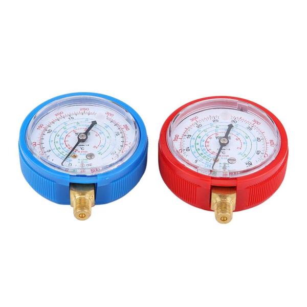 商品名2Pcs Air Conditioner Refrigerant Gauge High &amp; Low Pressure Gauge Kit for R410A R134A R22 Refrigerantブランド：Aramox商品...