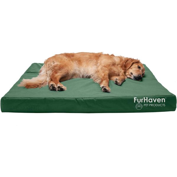 商品名Furhaven XL Memory Foam Dog Bed Water-Resistant Indoor/Outdoor Logo Print Oxford Polycanvas Mattress w/ Removable Was...