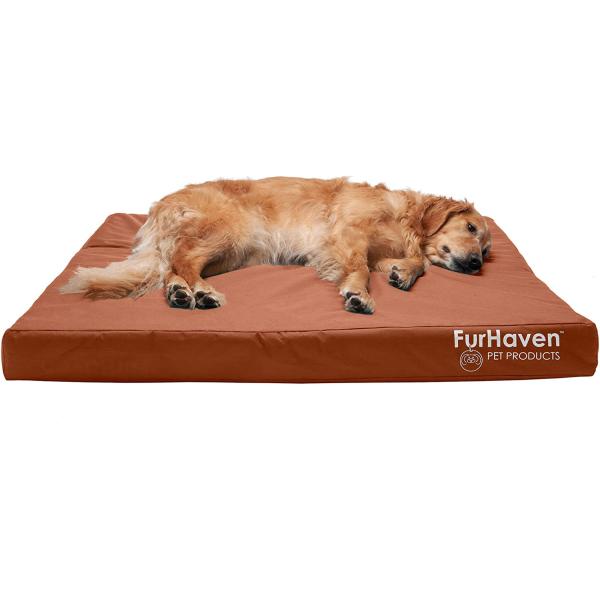 商品名Furhaven XL Memory Foam Dog Bed Water-Resistant Indoor/Outdoor Logo Print Oxford Polycanvas Mattress w/ Removable Was...