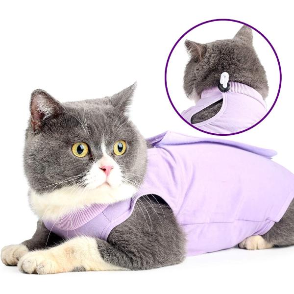 商品名LIANZIMAU Cat Surgery Recovery Suit for Surgical Abdominal Wounds Home Indoor Pet Clothing E-Collar Alternative for C...
