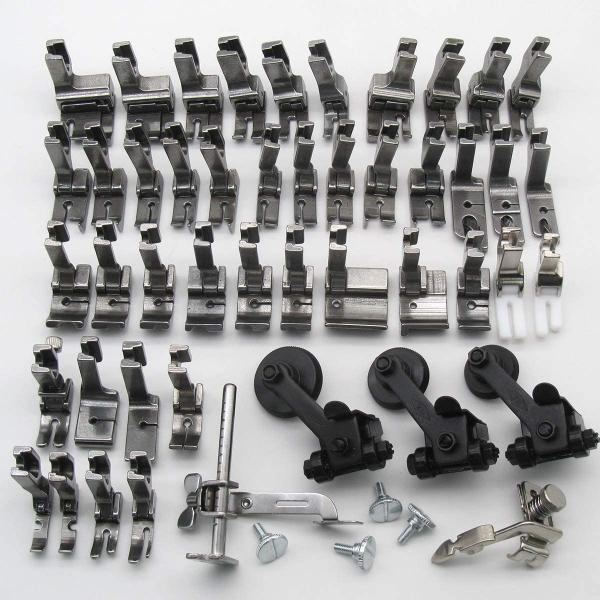 商品名CKPSMSブランド - #KP-SNPF51 実用的なプレッシャー足セット&amp;シームガイド JUKI Brother Singer CONSEW High ShankCKPSMS Brand - #KP-SNPF51 Prac...